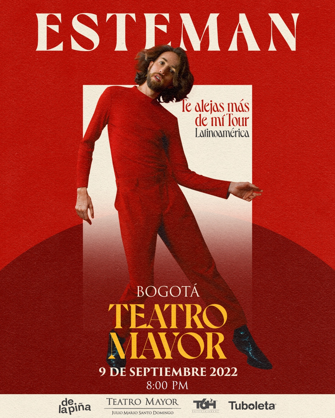 Esteman regresa a Bogotá con su gira “Te alejas más de mí”