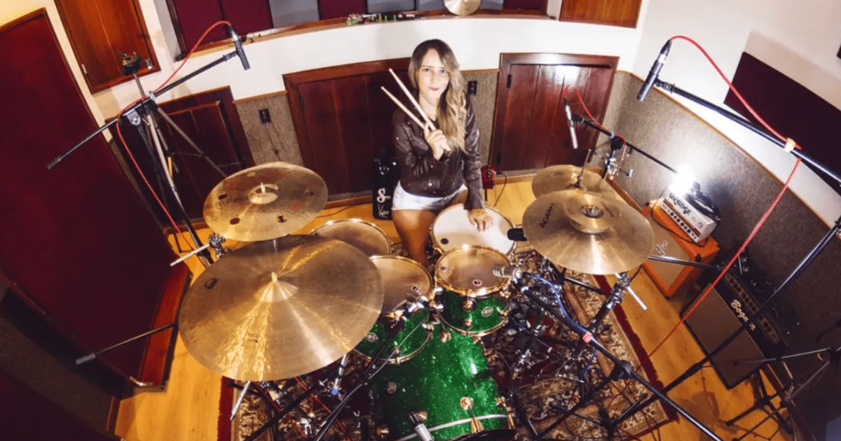 Valen Drummer: la baterista colombiana que brilló en la Copa América ...