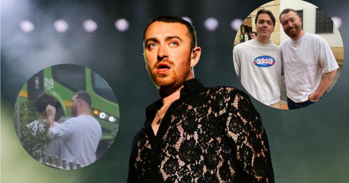 ¡Sam Smith en Colombia! El artista británico se paseó por Bogotá
