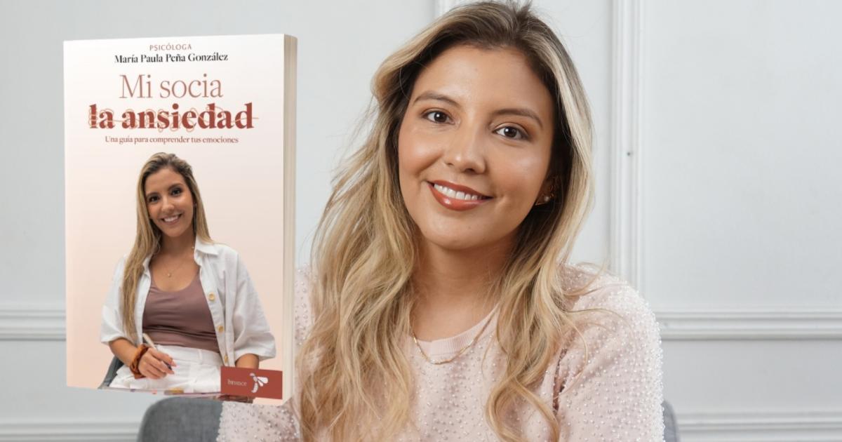 'Mi socia la ansiedad', el nuevo libro de María Paula González