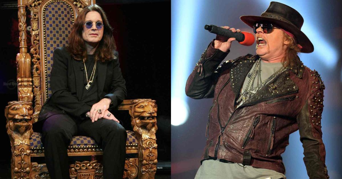 Así fue el primer encuentro de Ozzy Osbourne y Axl Rose