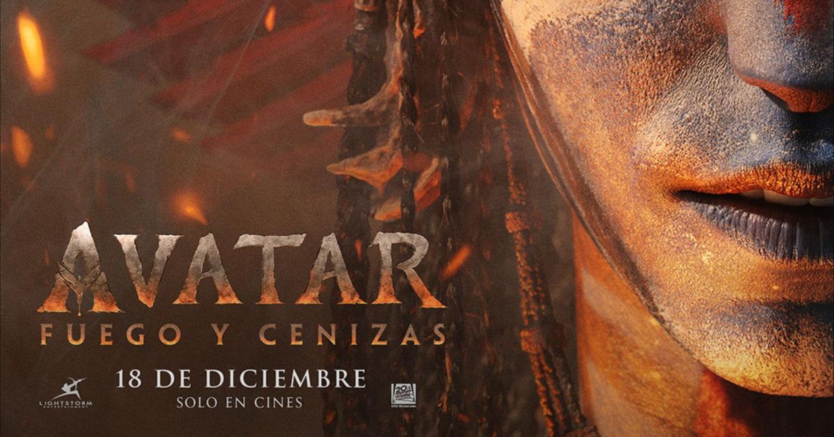Avatar: fuego y cenizas: tráiler, y fecha de estreno en Colombia